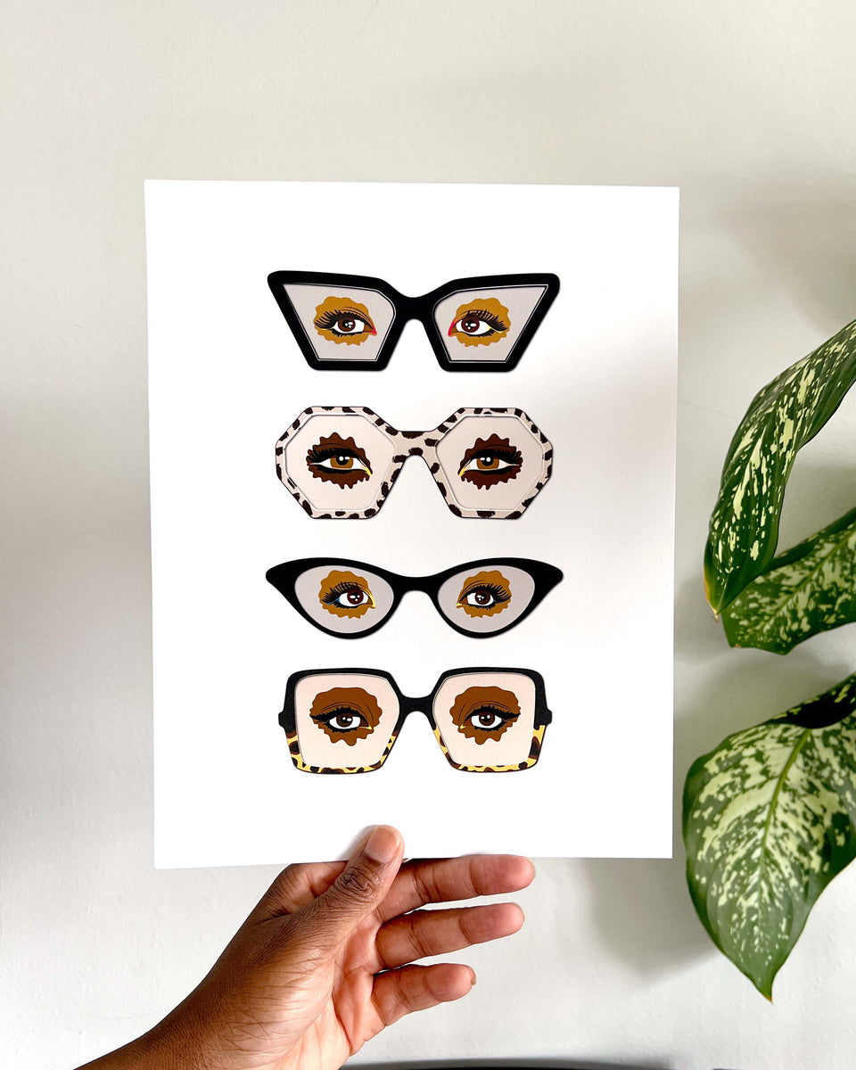Eye Glasses Art Print – She Illustrates